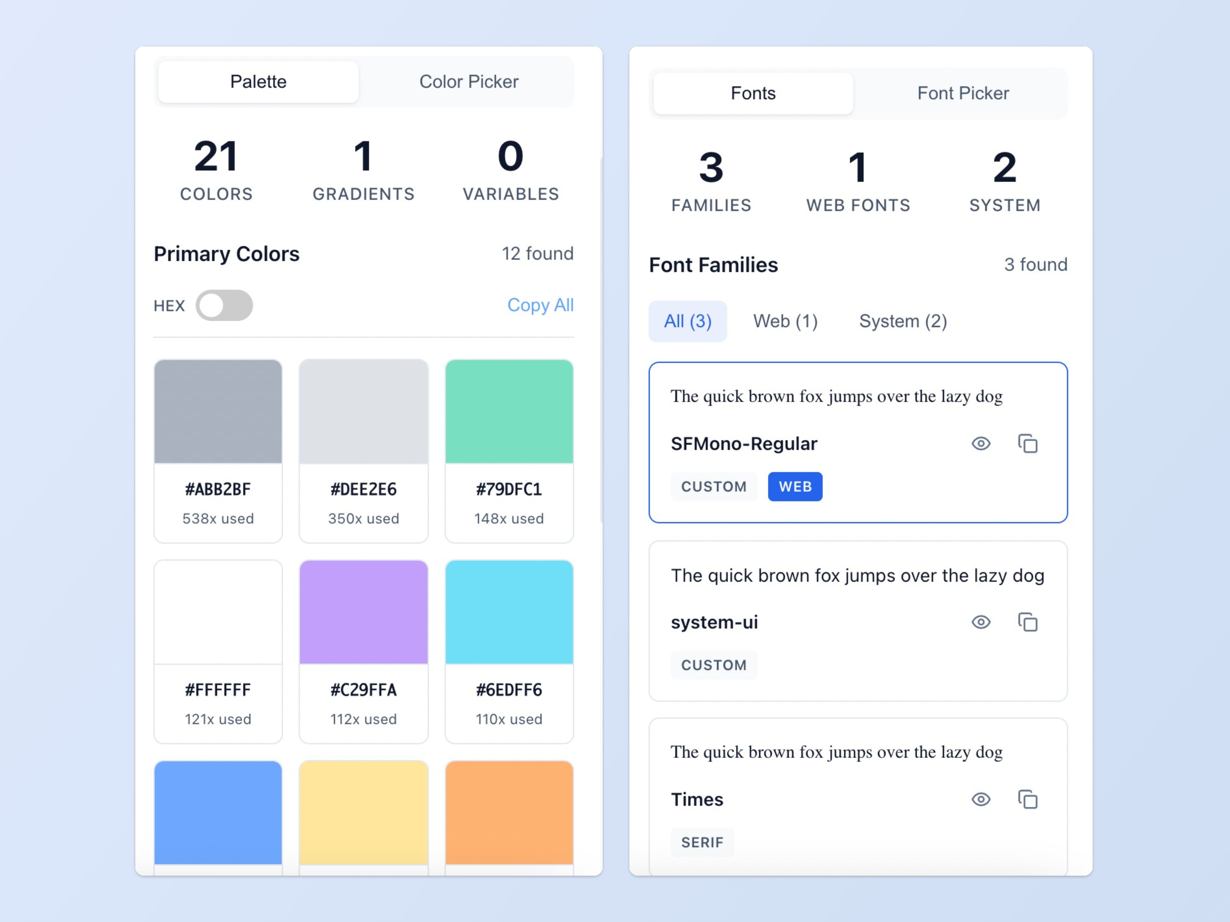 Style Inspector Pro - Extract Colors, Fonts & CSS from Any Website